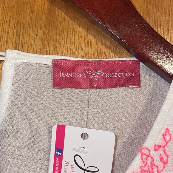 Jennifer's Chic Boutique | Dresses | Jennifers Collectionnwt Whitepink ...